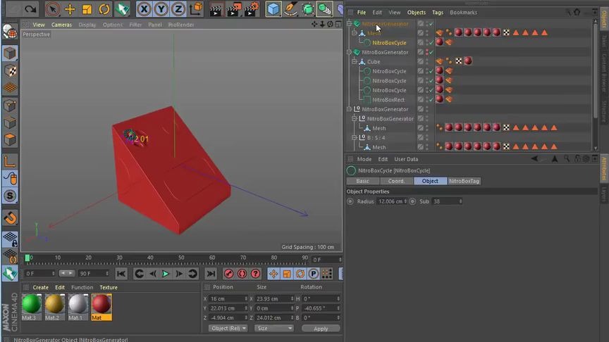 C4D硬表面建模插件神器Nitro4D NitroBoxTool