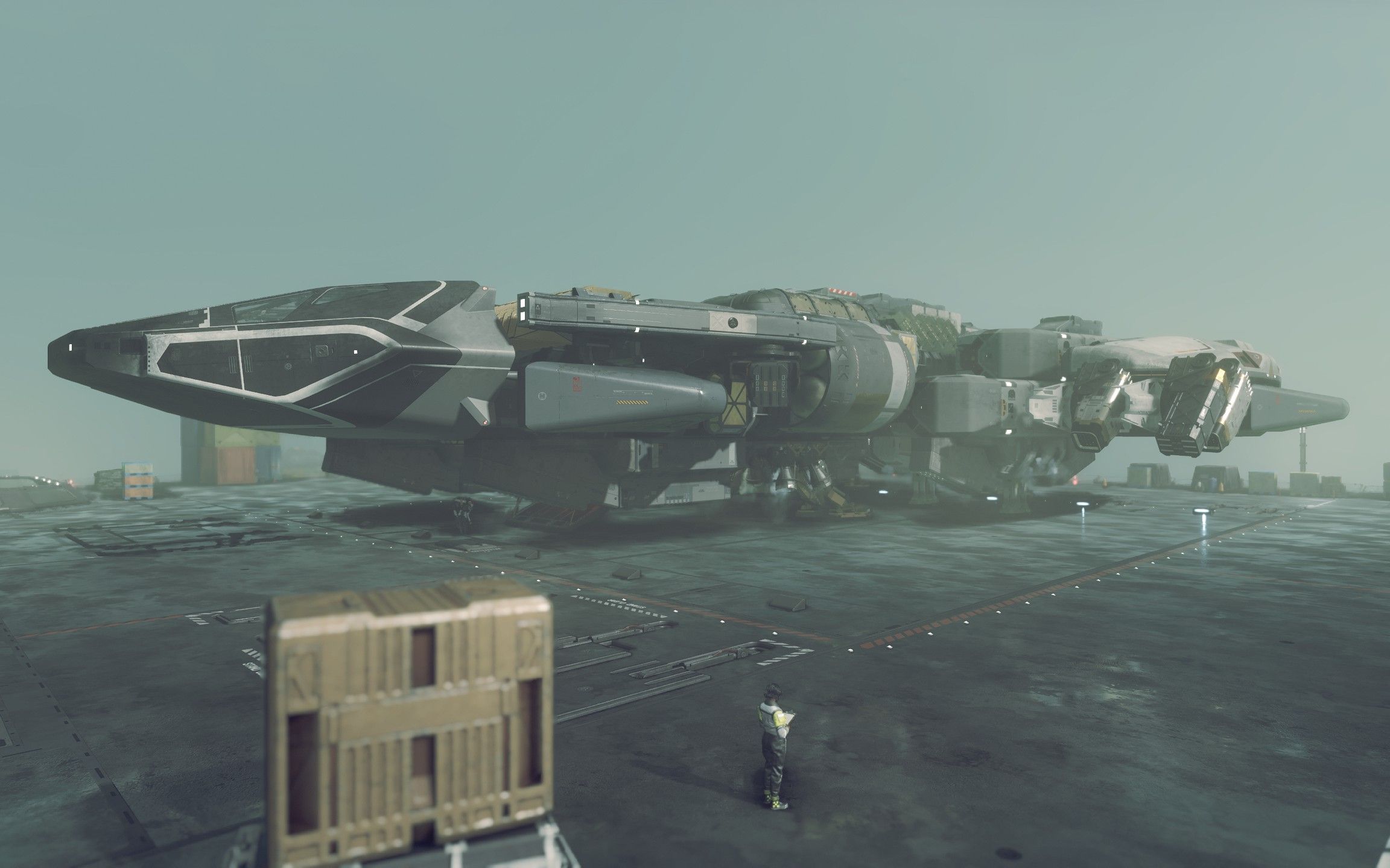 【星空Starfield】一款C级三层结构飞船的展示和配件,多功能无mod