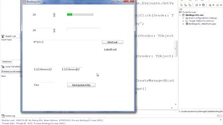 Delphi VCL和FireMonkey中的LiveBindings