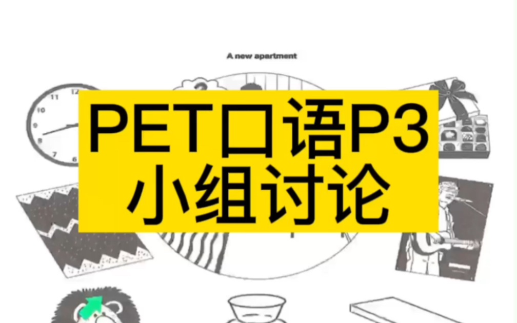 【PET口语】Part 3 小组讨论