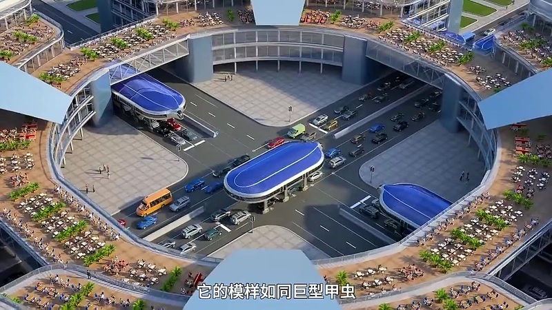 60年后的公交车,不怕堵车,能让你的出行更加快速便捷!