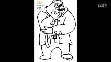 熊出没之雪岭熊风 熊大熊二简笔画 速描 光头强