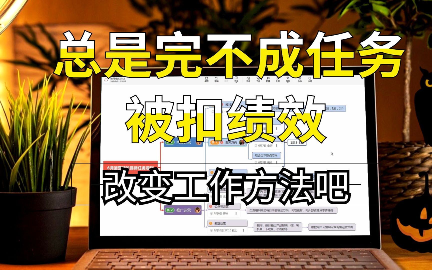 如果用思维导图的方式做工作任务管理丨任务拆解丨计划事项清单丨...
