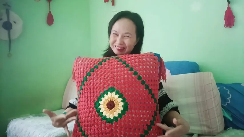 编织人生,梦想自由。不用装拉链的抱枕套
