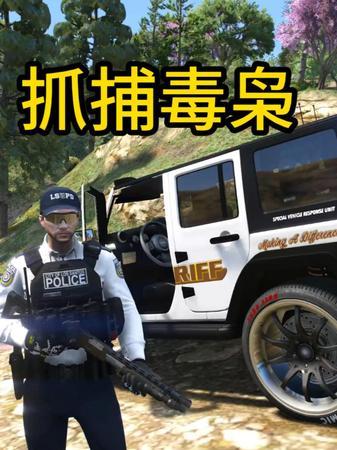 警察模拟抓捕毒枭全程美式拦截呼叫增援警员集体抓捕