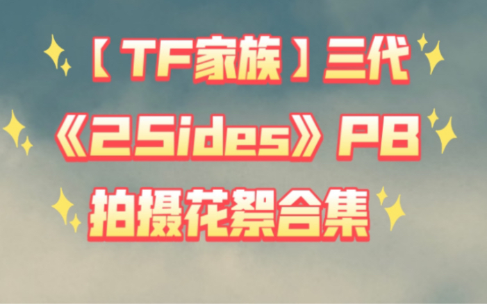 【TF家族】三代《2Sides》 PB超清 合集(朱志鑫苏新皓张极张峻豪余...