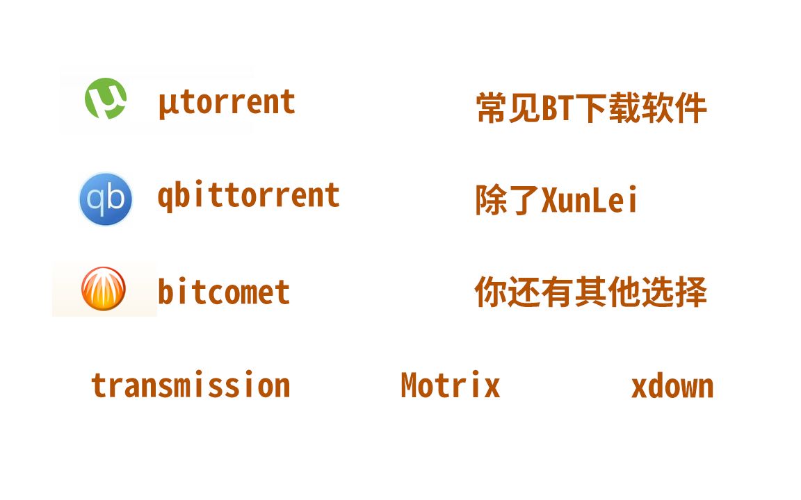 常用BT下载软件,除了xunlei,你还有其他选择
