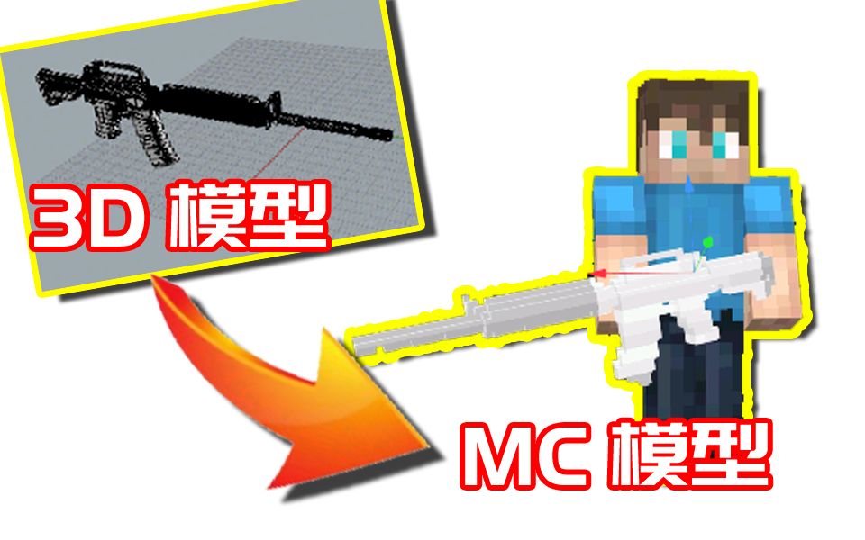 如何把3D模型加进Minecraft?