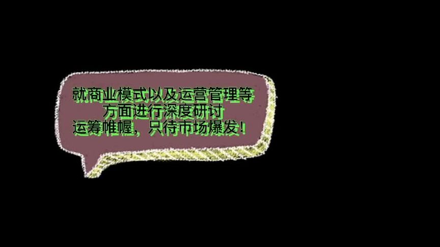 各位好友就商业模式以及运营管理等方面进行深度研讨,运筹帷幄