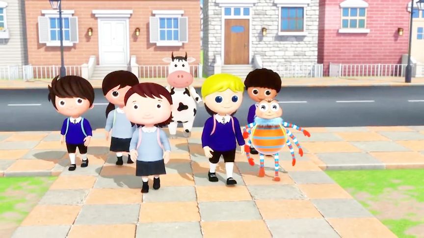 英语儿歌 Going Back To School Today