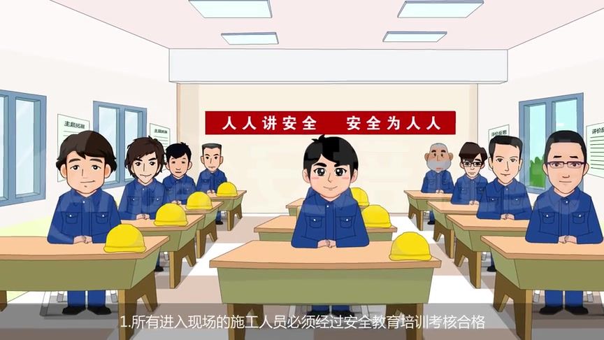 复工必看的视频!疫情复工后,工程项目安全培训交底动画!