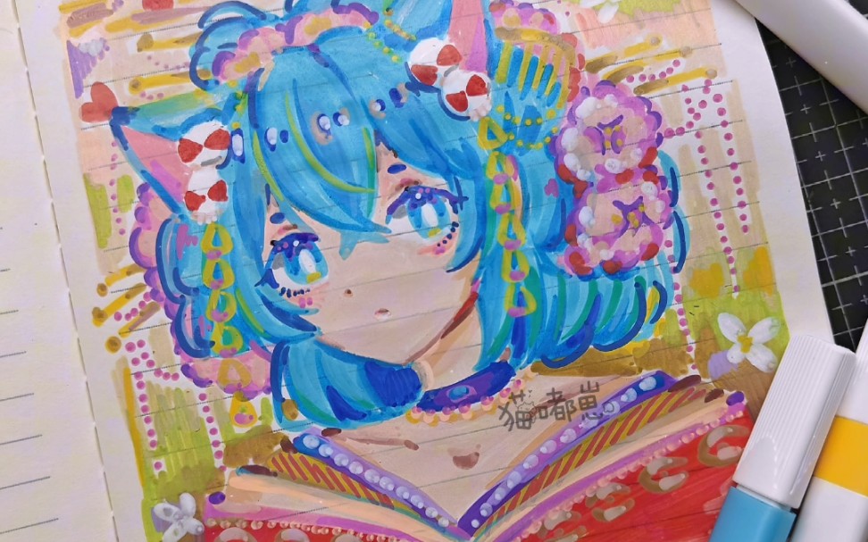 儿童画画笔好玩