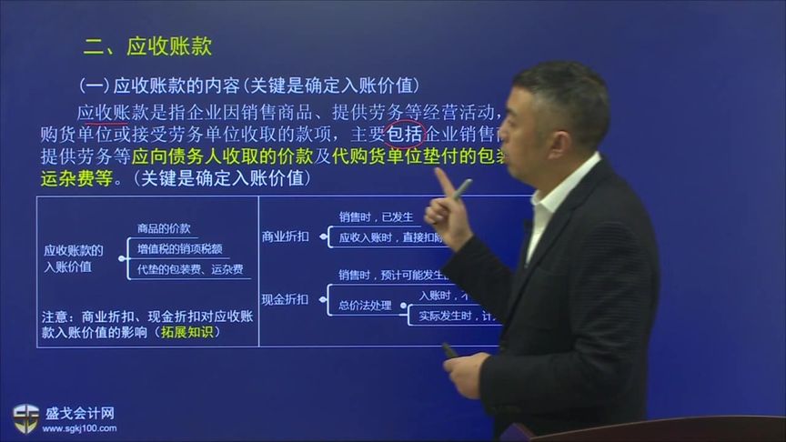 初级会计视频:应收账款和预付账款