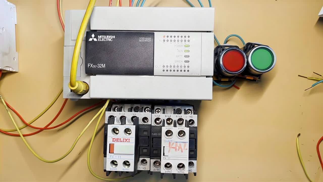 0基础带你入门学习PLC接线和控制,电工会PLC,工资.