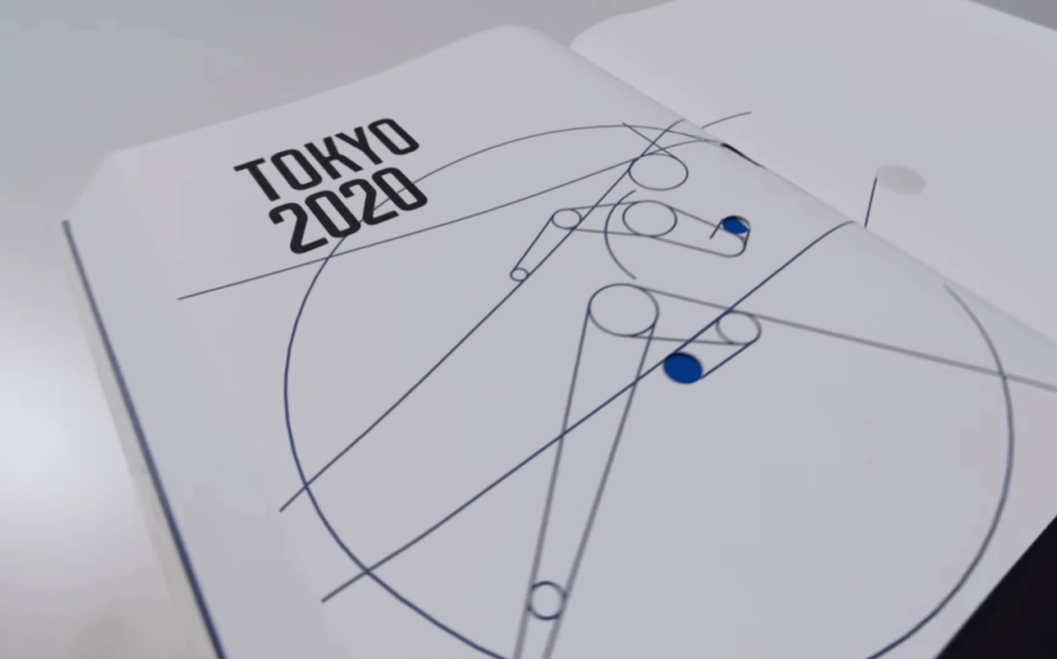 极简蓝白色东京奥运会运动项目动态图标yyds!