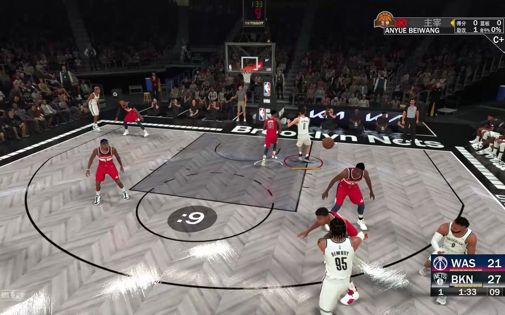 NBA2K22 生涯模式 06 输了一场后的胜利