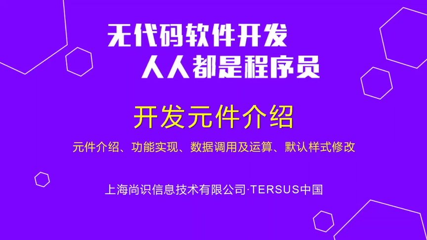 2分钟上手开始无代码软件开发,软件开发工具及可视化元件介绍