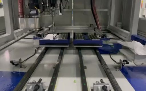 #西门子S7-1200 PLC控制3轴伺服涂胶机