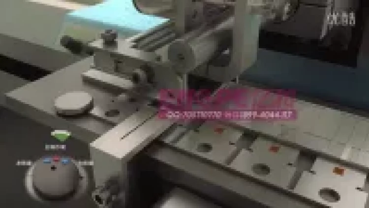 芯片生产塑封工艺流程教学三维演示动画
