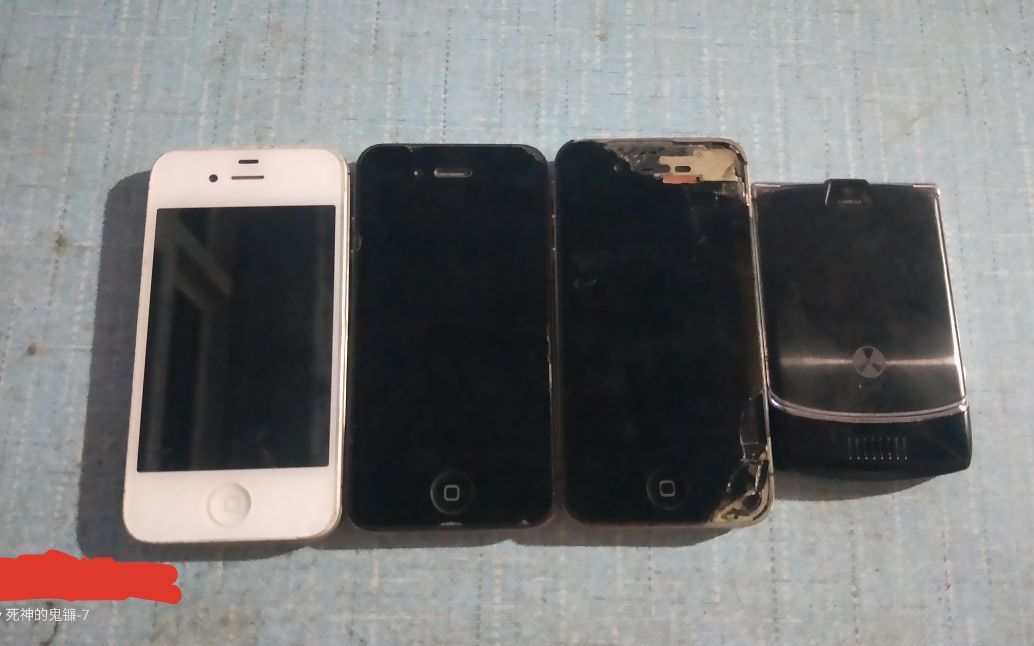 网上捡垃圾的死神第一期 捡了一堆坏苹果手机