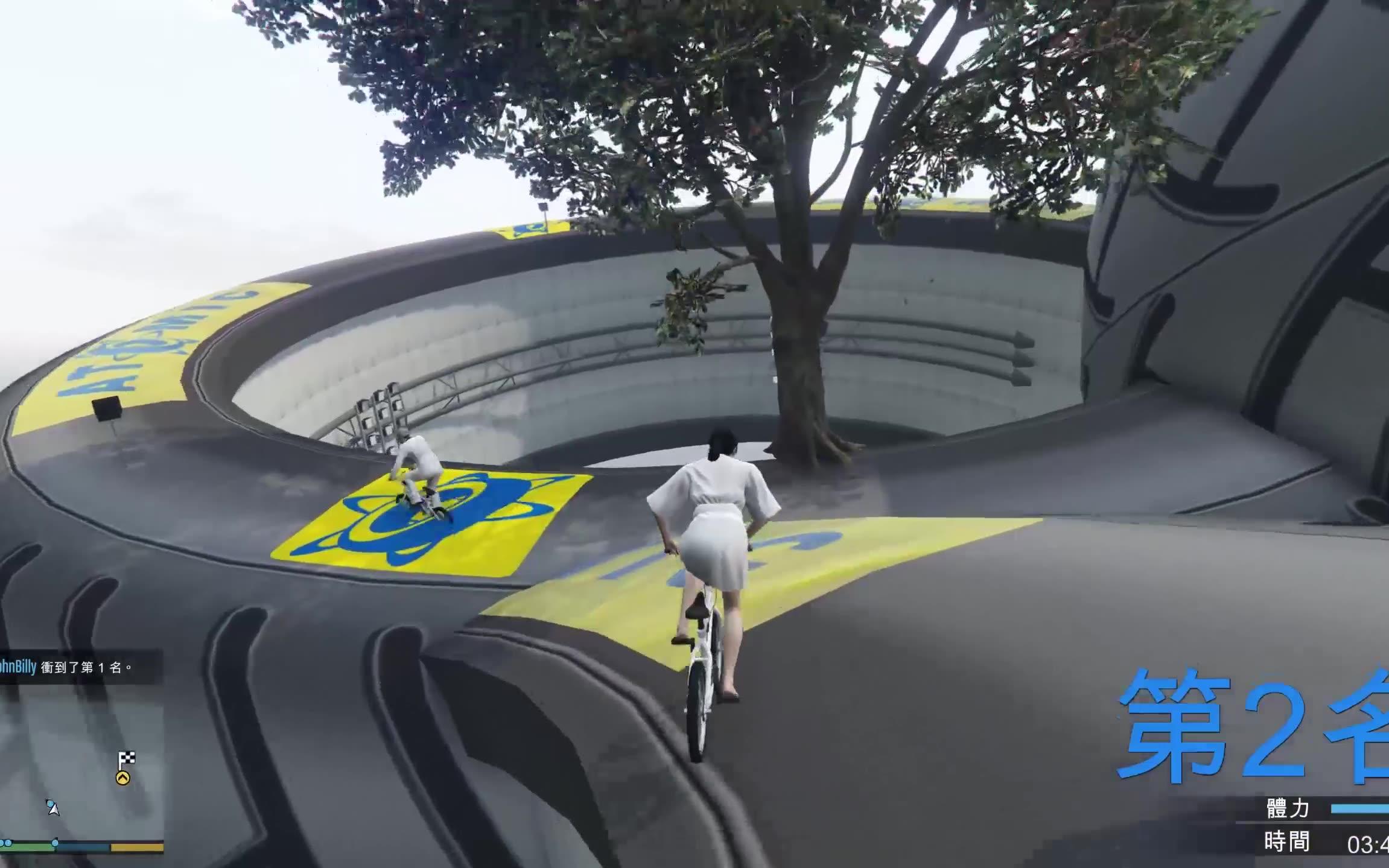 【乐美解说】GTA5简单小清新的自行车娱乐图 蹦蹦跳跳即可轻松完赛