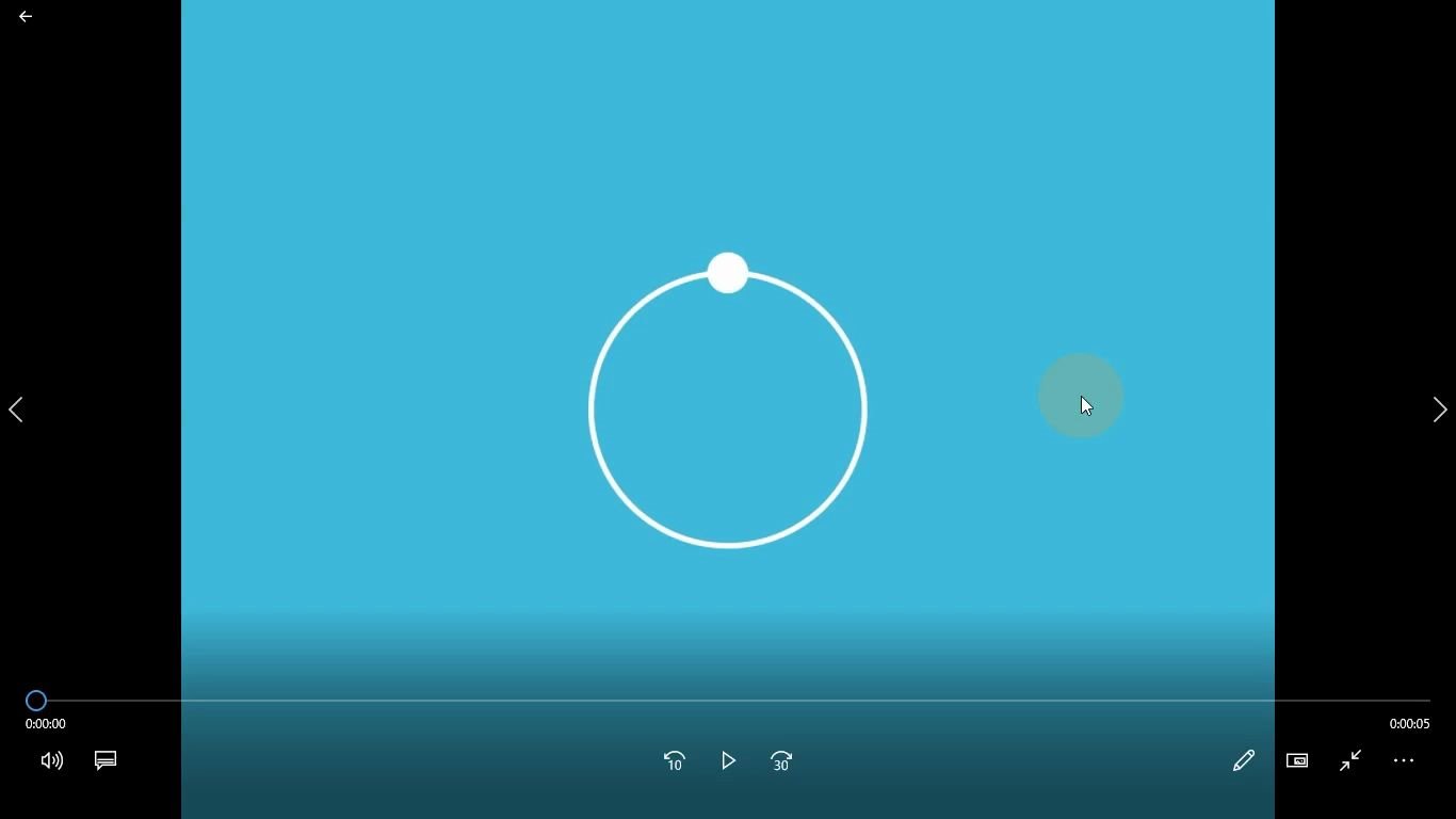 26.AE小圆沿轨道运动2