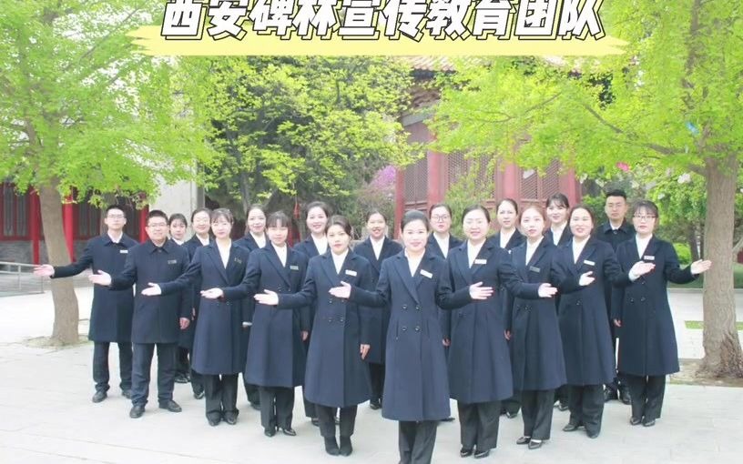 ...西安市“迎十四运”最优文旅服务团队展评——西安碑林宣传教育团队