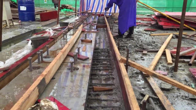 ./b>支模视频,木工支模技巧,灌浆施工.