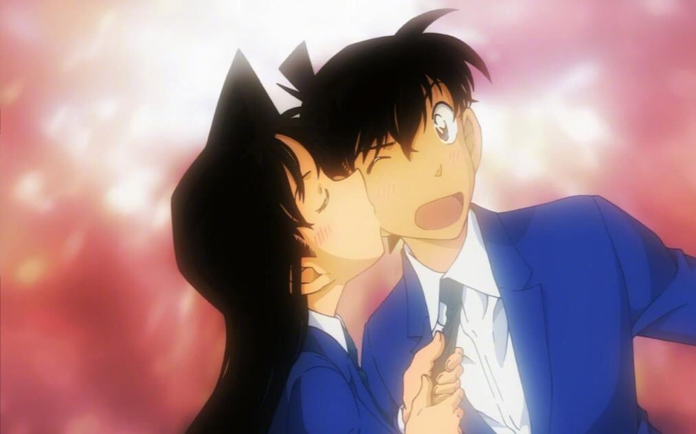 【工藤新一】【毛利兰】亲了,终于亲了