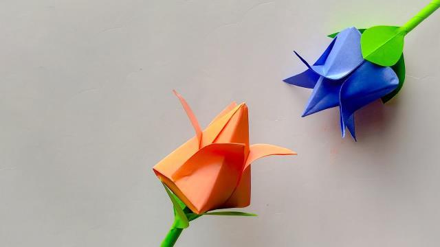 宝宝学折纸:折纸基础篇,折纸花简易版,适合新手学习,超好上手