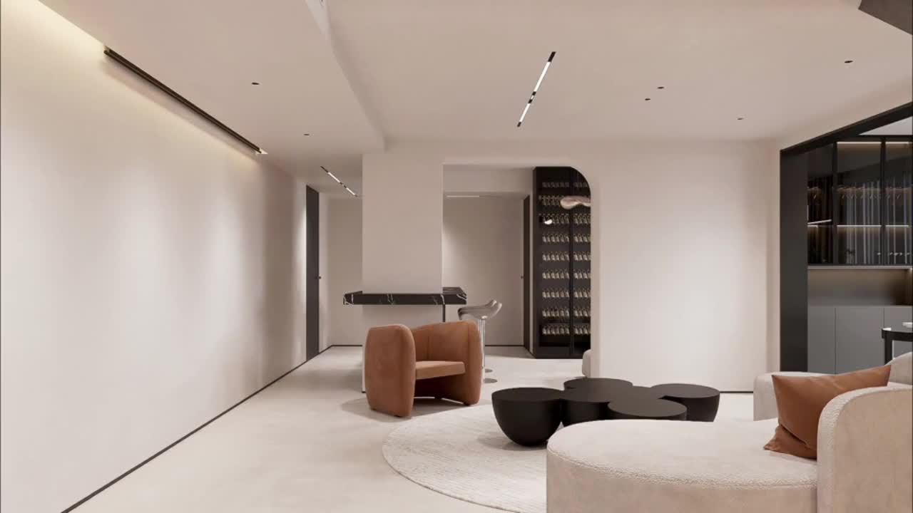 现代风格装修设计,简约舒适,清新雅致,是理性与温情的相遇。