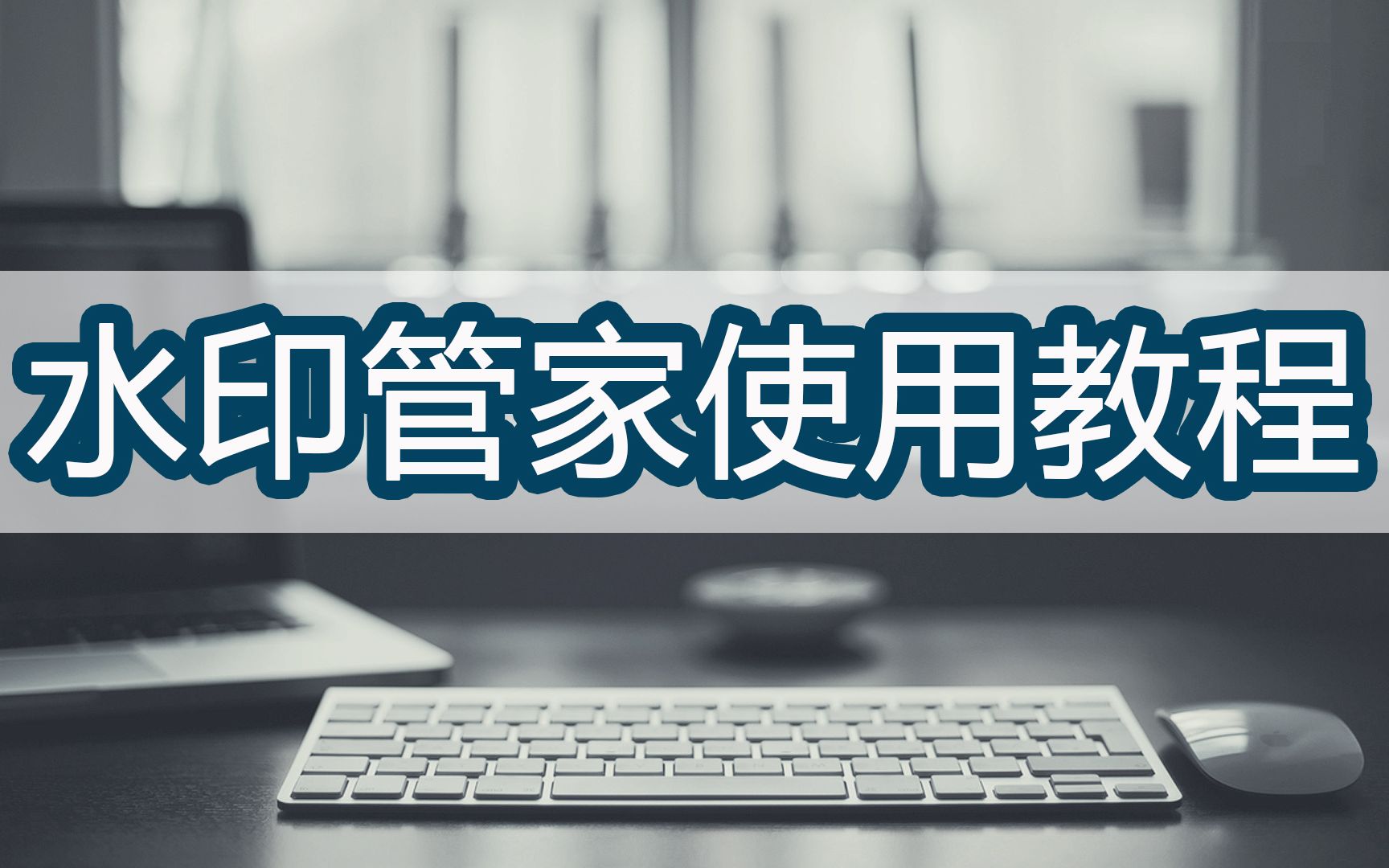 【水印管家使用教程】图片视频去水印,如何使用水印管家,如何去水印