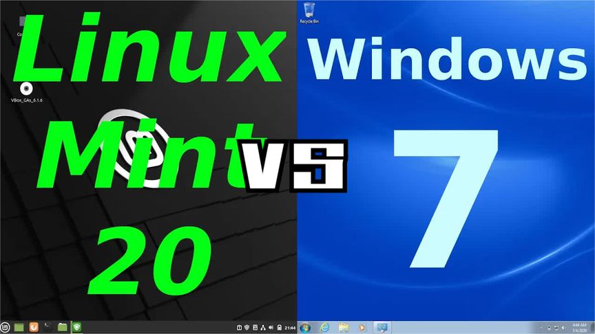Linux Mint 20 vs Windows 7:RAM / CPU使用率,究竟谁更强?