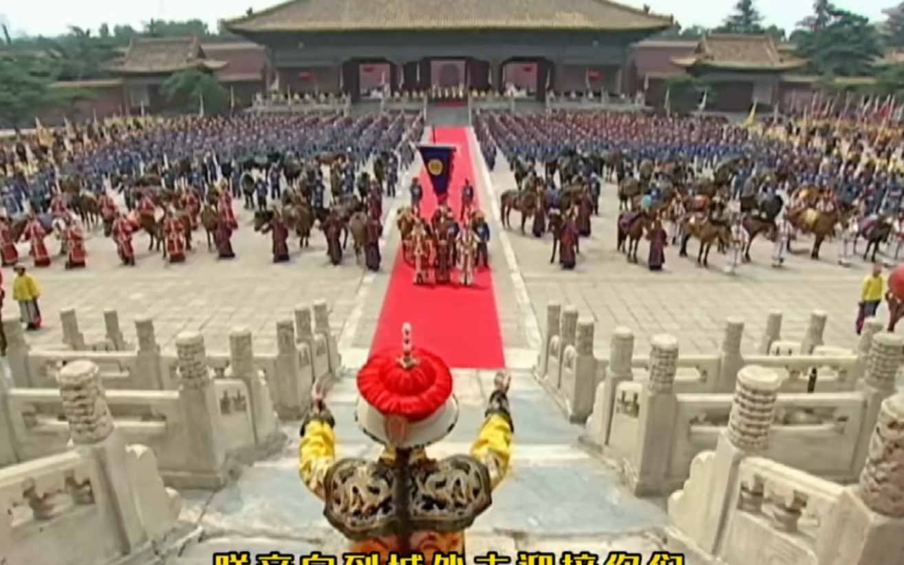 【还珠格格】尔康五阿哥出征仪式,滑马画饼