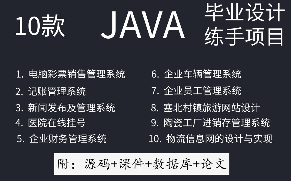 【尚学堂Java毕设精选】最合适大学生学习的10大Java毕业设计教程...