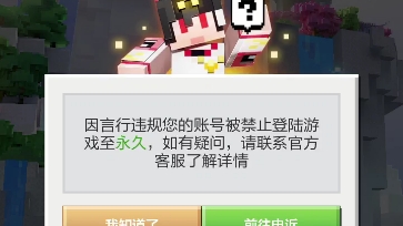 网易我的世界 莫名其妙给我封号了 今天网络故障,根本没有玩