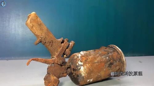 修复生锈的油漆喷枪