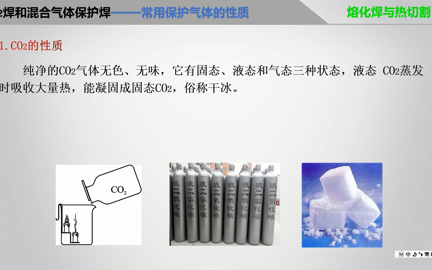 第2讲--常用保护气体的性质