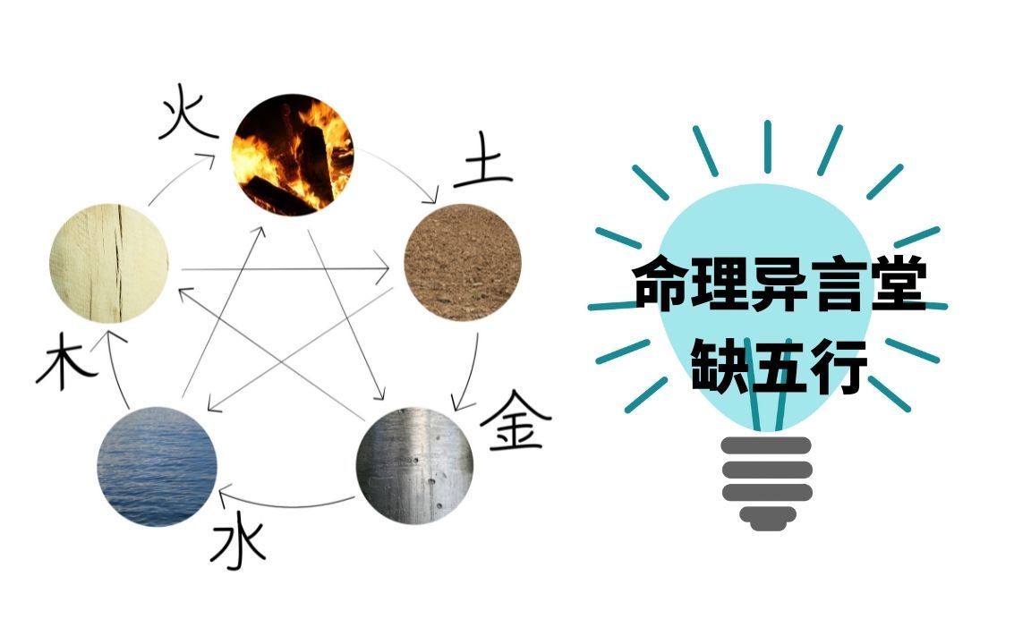 八字命理:缺五行