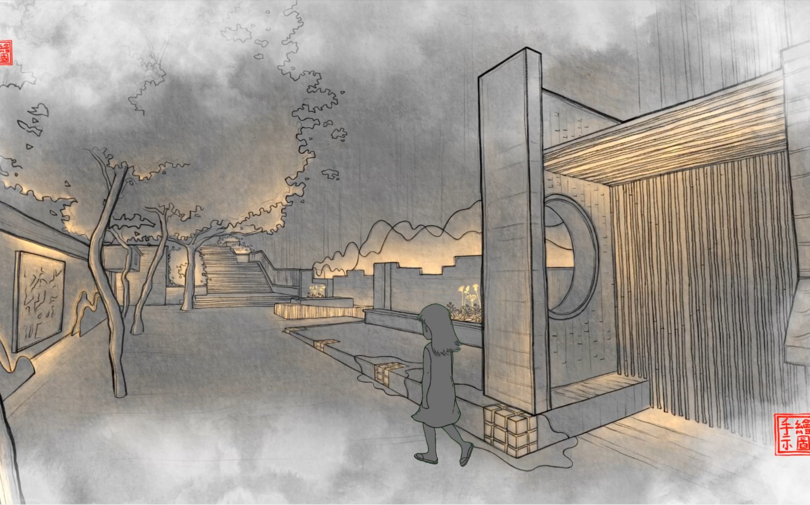 【procreate】四川美术学院2016级照明艺术设计毕业设计个人作品