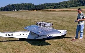 超大RC 多尼尔 DO-X 飞船 模型飞机飞行演示 - RC Airliner Meeting Air...
