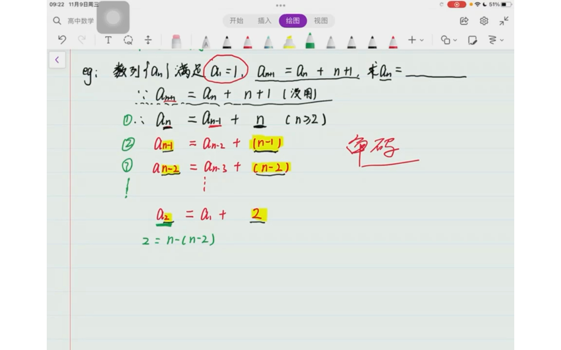 专题:求数列通项公式的方法(一)