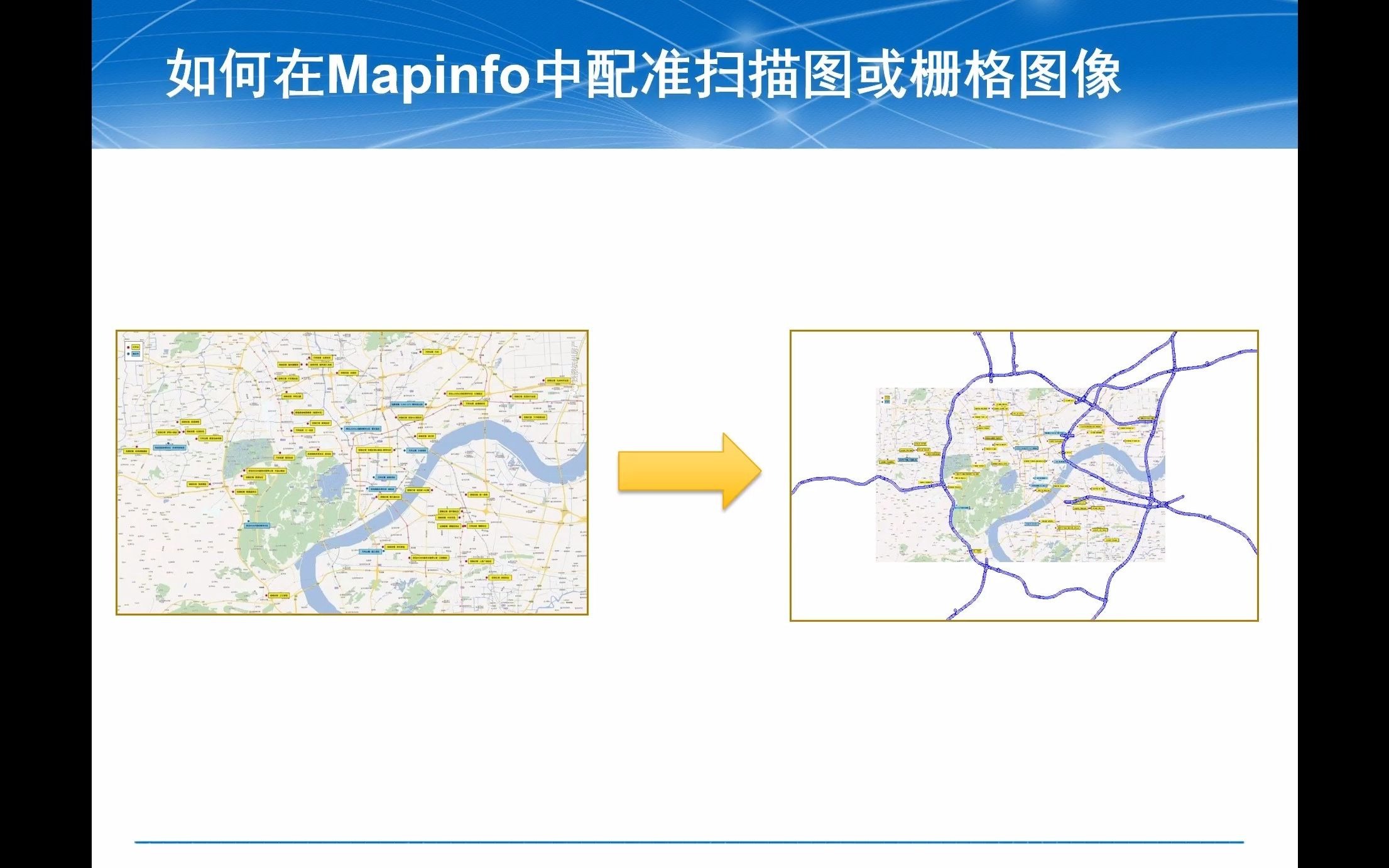 2.如何在Mapinfo中配准扫描图或栅格影像