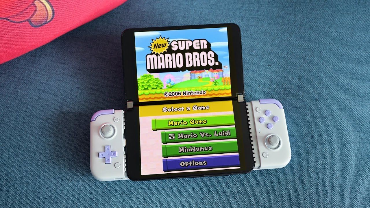 适合双屏手机和平板电脑使用的游戏手柄 - 盖世小鸡GameSir X2S 体验...