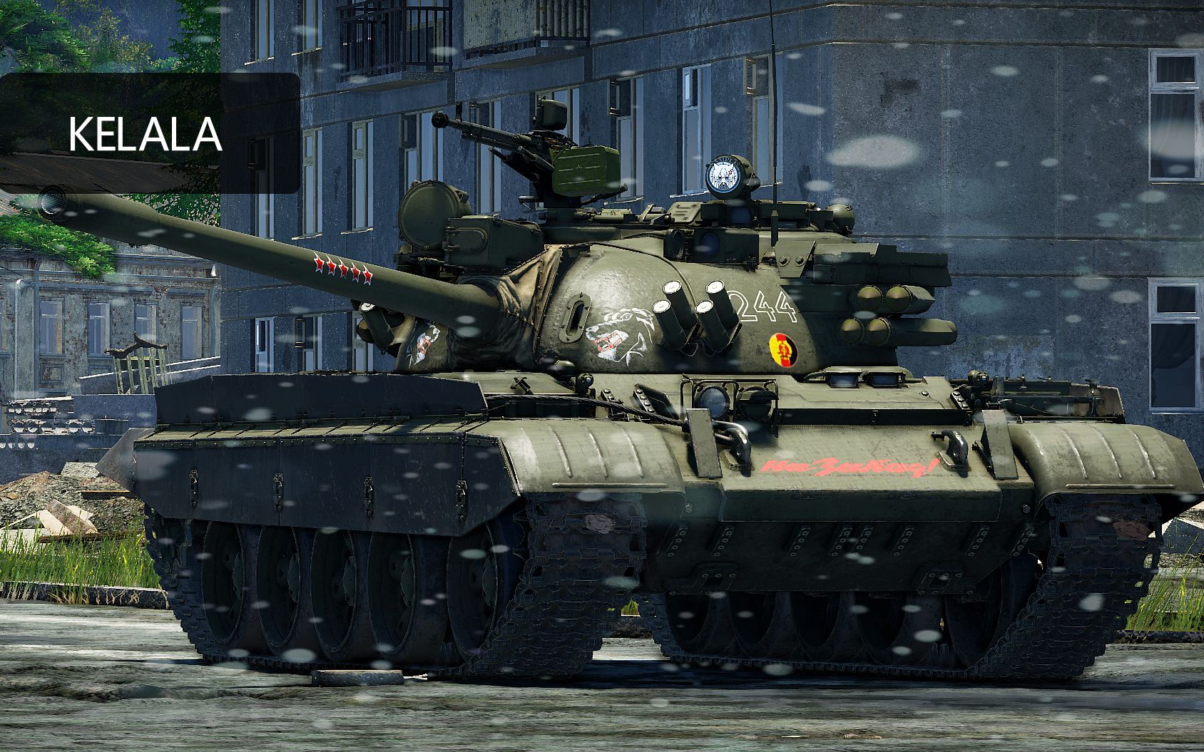 【战争雷霆】“你的导弹软弱无力!AMD YES!”T-55AMD 简评&实战_...