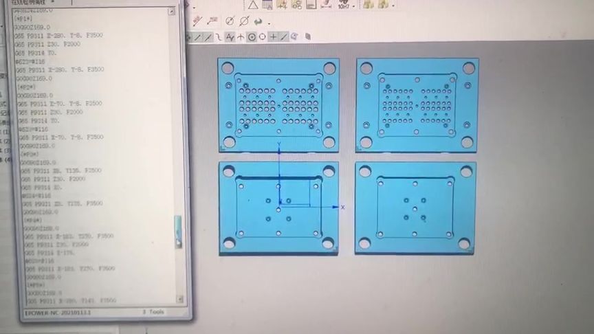 探头程序编写,不再是个事#测头#CNC#数控加工 #模具加工