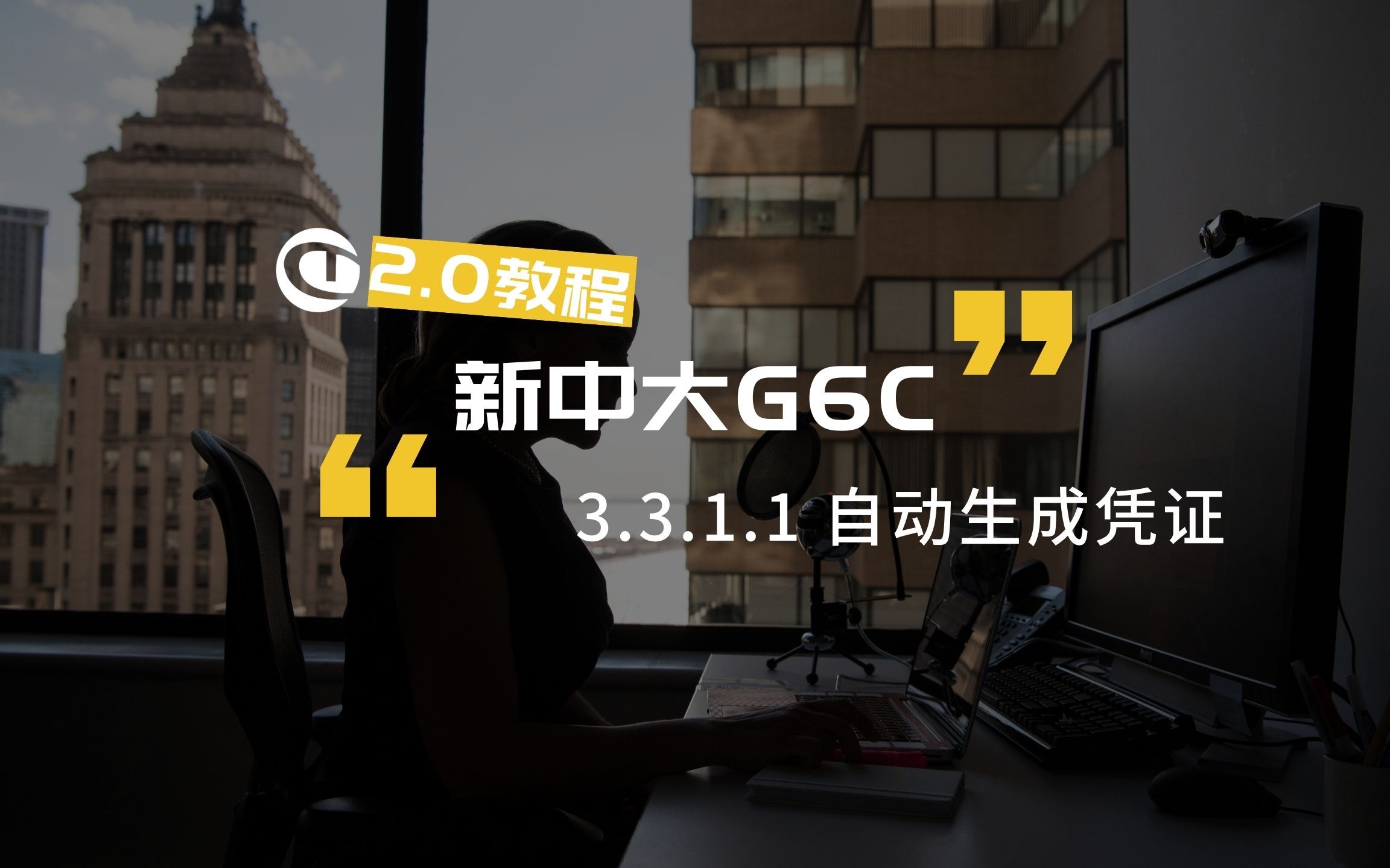 3.3.1.1 自动生成凭证