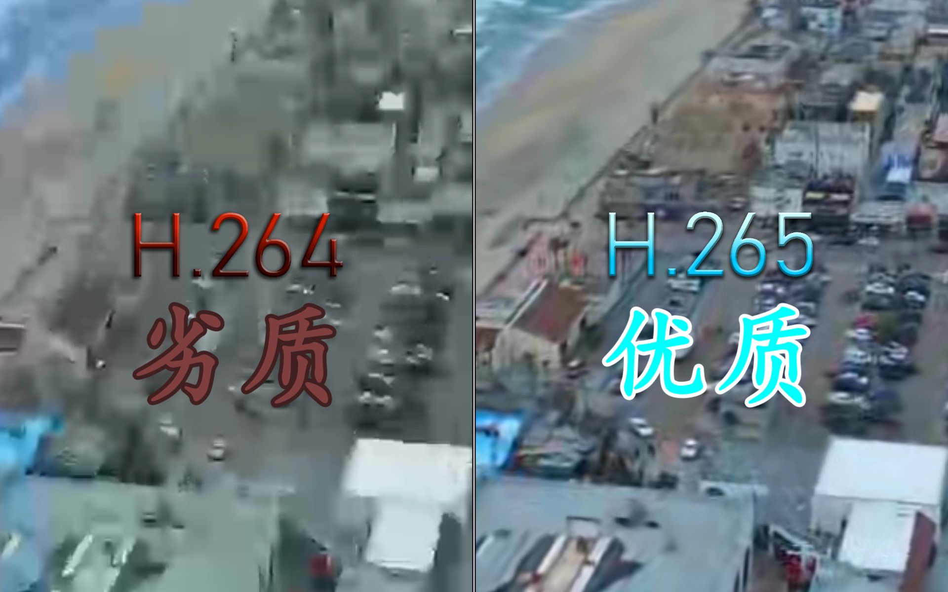H.264与H.265编码效率对比。看完后,谁能使用H.265格式导出或者转换...