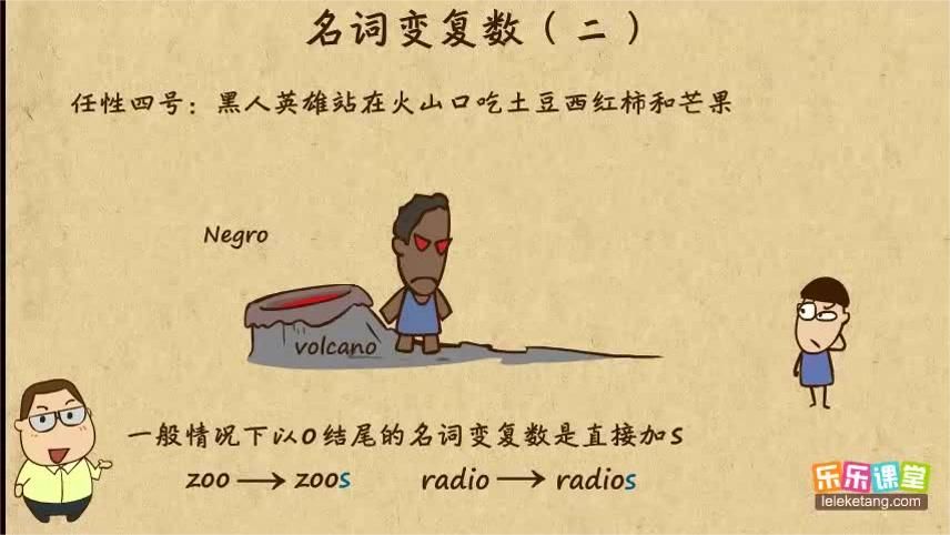 初中英语 动画微课 名词变复数(二)