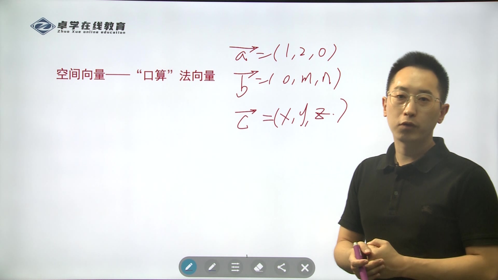 立体几何——口算法向量